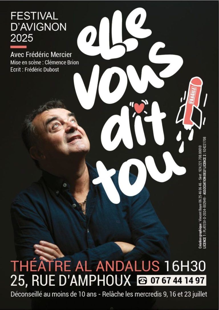 Avignon : le saint-laurentais Frédéric Mercier de nouveau au festival ...
